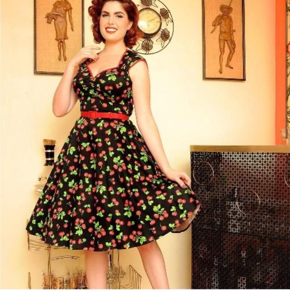 Pinup Couture | Dresses | Pinup Couture Bombshell Pug Heidi Swing Dress ...